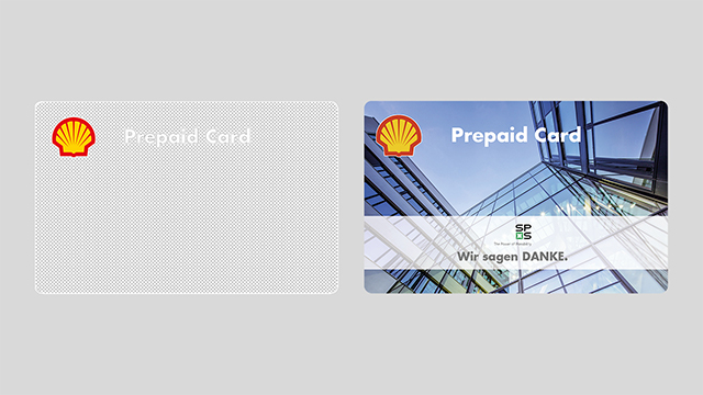 Shell Prepaid Card Österreich. Individuelle Shell Prepaid Card